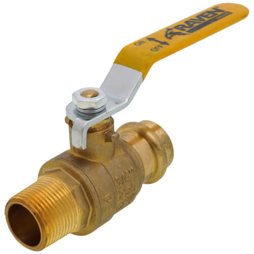 320M034-NL - Everflow 320M034-NL - 3/4" Press X 3/4" MIP Full Port Ball ...