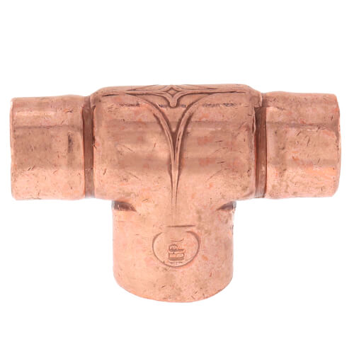 32672 - Elkhart 32672 - 3/8" x 3/8" x 1/2" CxCxC Bullhead Tee