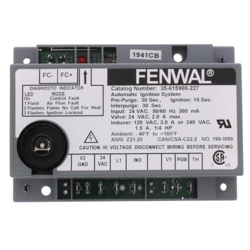35-615900-227 - Fenwal 35-615900-227 - Direct Spark Ignition Control ...