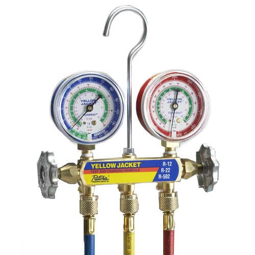 41213-YJ - Yellow Jacket 41213-YJ - Series 41 Manifold with 2-1/2 ...