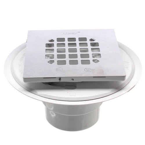 42237 - Oatey 42237 - 2" or 3" PVC Shower Drain with Square Snap-Tite ...