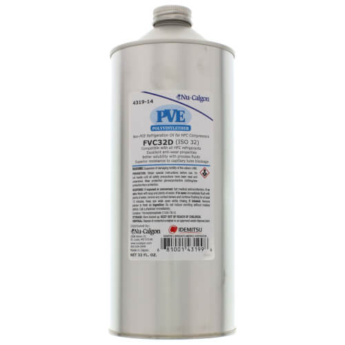 4319-14 - Nu-Calgon 4319-14 - PVE-FVC32D Refrigeration Oil, 1 Qt.