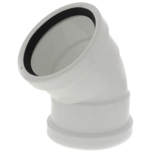 443504 - IPEX 443504 - 4" PVC SDR 35 1/8 Bend 45° Elbow (G x G)