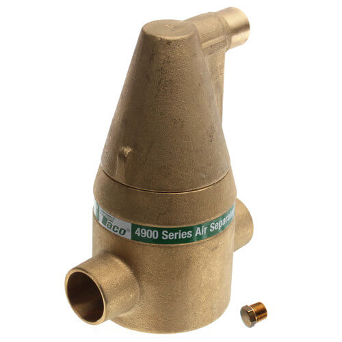 49-100C-2 - Taco 49-100C-2 - 1" Brass 4900 Series Air Separator (Sweat)