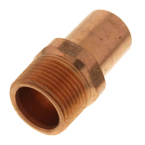 50041-JW - JW 50041-JW - 1/2" FTG Press x 3/4" Male Copper Street Adapter