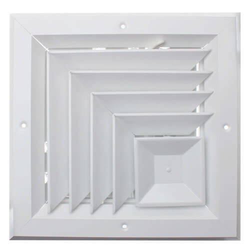 50721 - Hart & Cooley 50721 - 8" x 8" (Wall Opening Size) White 2-Way ...