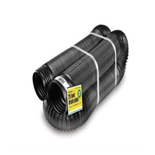 51310 - FLEX-Drain 51310 - 4" x 25' Flexible, Perforated Drain Pipe