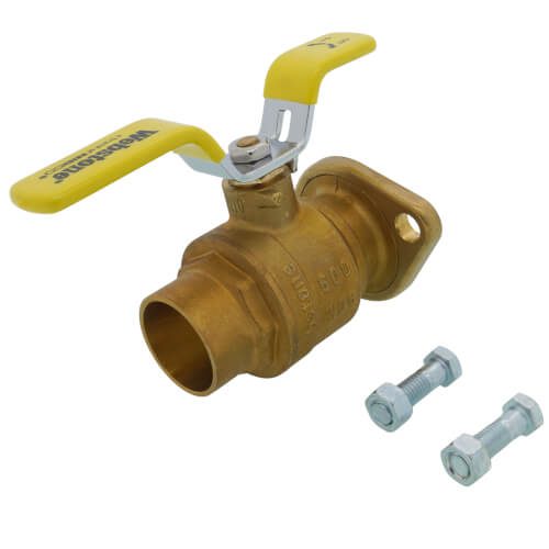 51406 - Webstone 51406 - 1-1/2" Sweat Full Port Brass Uni-Flange ...