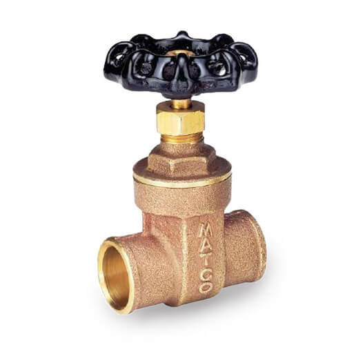 514C04 - Matco-Norca 514C04 - 3/4" Solder Ends Gate Valve