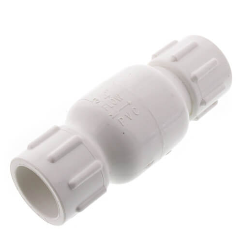 PVCVS075 - Bluefin PVCVS075 - 3/4" PVC In-Line Check Valve w/ SS Spring ...