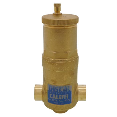 551022A - Caleffi 551022A - 3/4" Sweat DISCAL Compact Air Separator