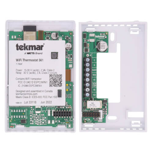 561 - Tekmar 561 - WiFi Thermostat - One Stage Heat
