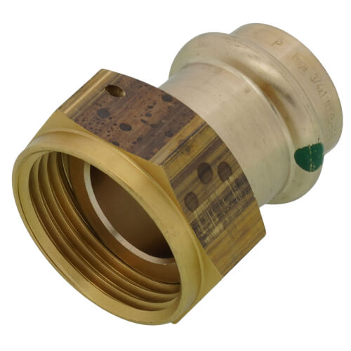 79805 - Viega 79805 - 3/4" ProPress x 1" Female Bronze Union Tailpiece ...