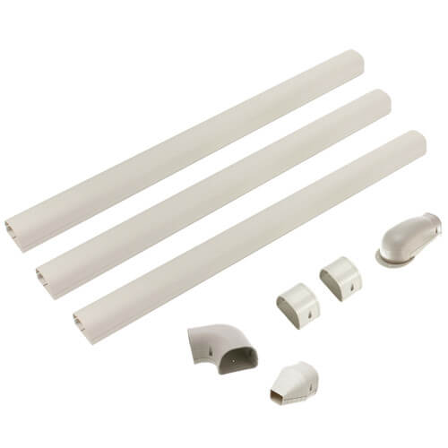 84025 - Fortress 84025 - 3.5" Ivory Wall Duct Kit - LDK92I (12 Ft Kit)