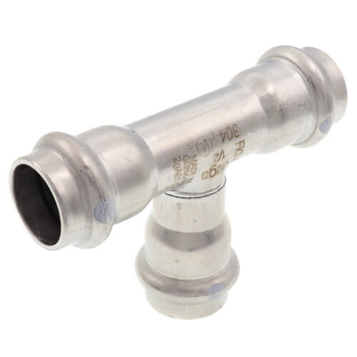 85702 - Viega 85702 - 1-1/2" x 1-1/2" x 3/4" ProPress 304 Stainless ...