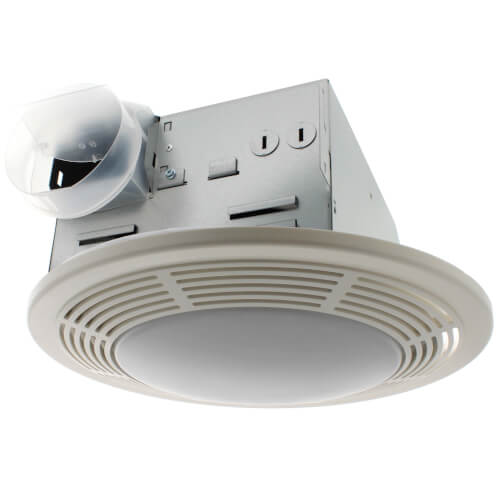 Nutone 8663RP - Ventilation Fan w/ Light & Night Light, 4" Round Duct ...