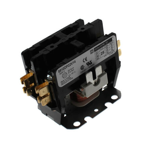 8910DP22V14 - Square D 8910DP22V14 - 2 Pole Contactor - 24V, 25 Amp