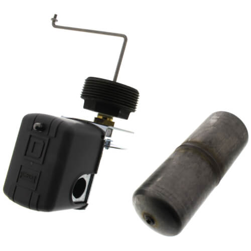 Contacts Close on Rise NEMA 4 90-Deg Side Mount Float Rod Angle with 7 ...