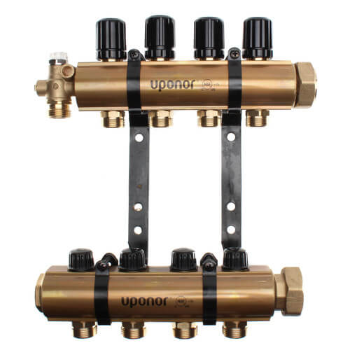 A2610400 - Uponor (Wirsbo) A2610400 - TruFLOW Manifold, 4-loop S&R