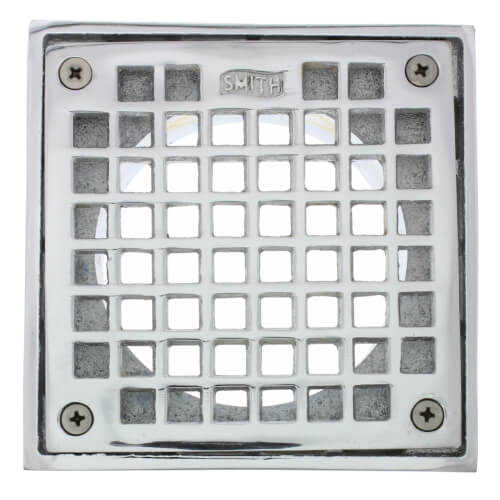B05CP - Jay R. Smith B05CP - 5" Square Floor Drain Grate and Screws ...