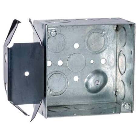 B6238 - Topaz B6238 - 4" Square Welded Box 2-1/8" Deep with Metal Stud ...