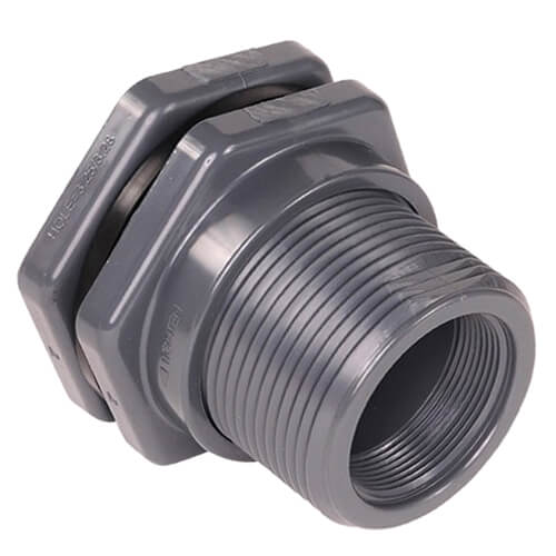 BFA1005TES - Hayward BFA1005TES - 1/2" PVC Bulkhead Fitting w/ EPDM ...