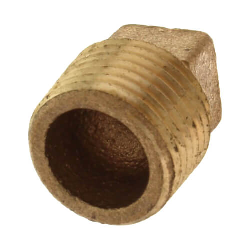 BRPC050 - Bluefin BRPC050 - 1/2" Brass Plug, Cored (Lead Free)