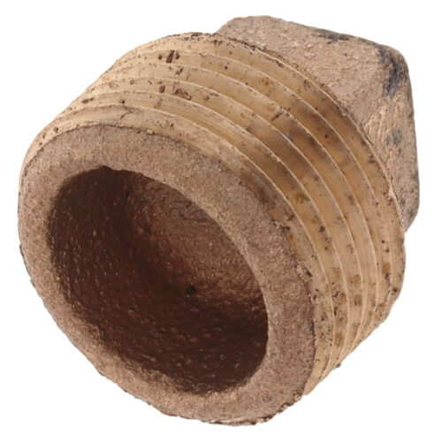 BRPC075 - Bluefin BRPC075 - 3/4" Brass Plug, Cored (Lead Free)