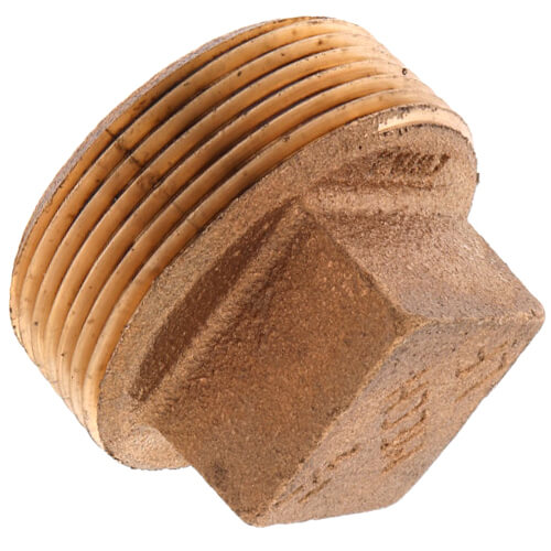 BRPC150 - Bluefin BRPC150 - 1-1/2" Brass Plug, Cored (Lead Free)