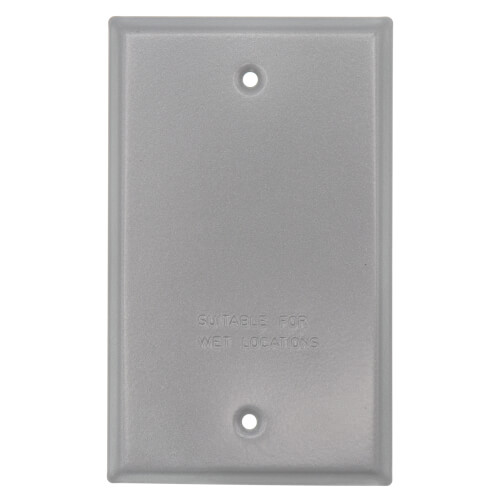 CCB - Red Dot CCB - 1-Gang Dry-Tite Blank Weatherproof Receptable Cover ...