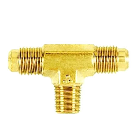 CD9616/2 - C&D Valve CD9616/2 - 1/4" M. Flare x 1/8" MPT (on run) x 1/4 ...