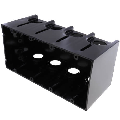 F104 - Arlington F104 - 4-Gang One-Box Non-Metallic Outlet Box