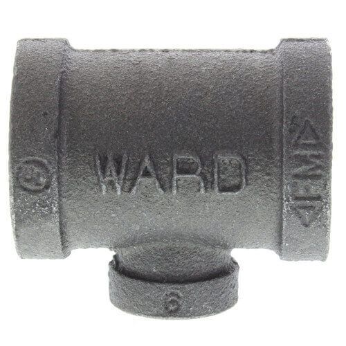 FBTE3X3X2-1/2 - Ward FBTE3X3X2-1/2 - 3" x 3" x 2-1/2" Black Tee