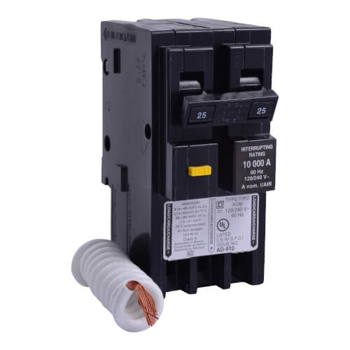 HOM225GFI - Square D HOM225GFI - Homeline 2 Pole Miniature GFI Circuit ...