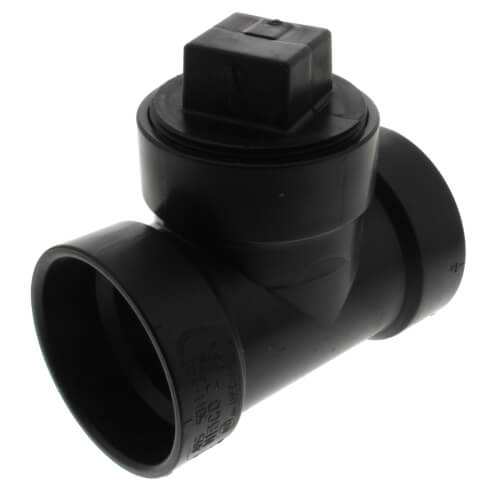 I159100 - Nibco I159100 - 2" Hub Cleanout w/ Plug ABS DWV Test Tee (5814)