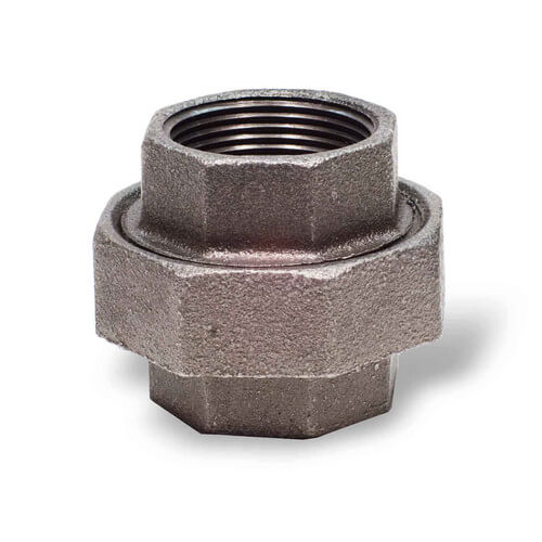 BMUN0012 - Everflow BMUN0012 - 1/2" Black Union