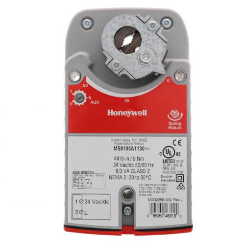 MS8105W1130 - Honeywell MS8105W1130 - Direct Coupled Actuator w/ Spring ...