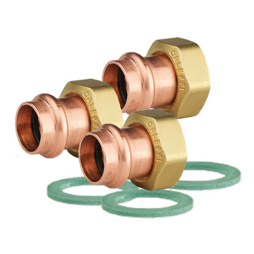 NA12356 - Caleffi NA12356 - 3/4" Presscon Fitting Kit w/ 1" Brass Union ...