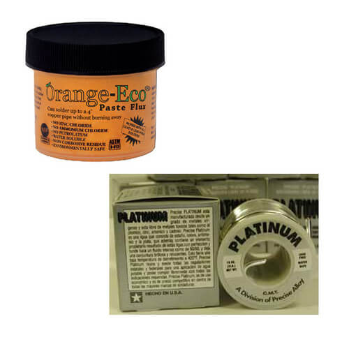 OEKIT1 - OEKIT1 - Orange-Eco Paste Flux (2 Oz.) & Platinum Solder (1/2 ...