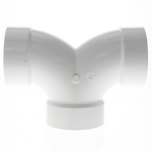 P327-040 - Spears P327-040 - 4" PVC 90° Double Elbow