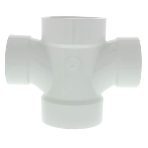P429-422 - Spears P429-422 - 4" x 3" PVC DWV Double Sanitary Tee