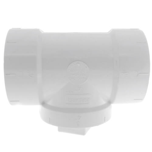 P444X-040 - Spears P444X-040 - 4" PVC DWV Cleanout Tee w/ Standard Plug