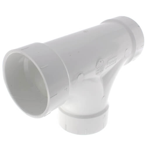 P448-040 - Spears P448-040 - 4" PVC DWV 2-Way Cleanout Tee