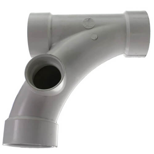 P516-338 - Spears P516-338 - 3" PVC DWV Wye and 45° Elbow Combo w/ 2" R ...