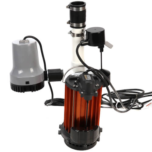 PC457-441 - Liberty Pumps PC457-441 - 1/2 HP Sump Pump Combo 115v & 12v ...