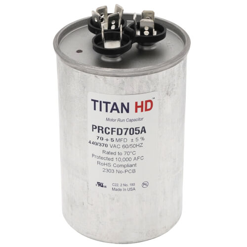 PRCFD705A - Titan HD PRCFD705A - 70/5 MFD Round Dual Motor Run ...