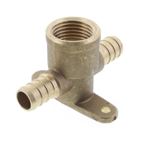 PXDT0012-NL - Raven PXDT0012-NL - 1/2" PEX x 1/2" Female Drop Ear Tee ...