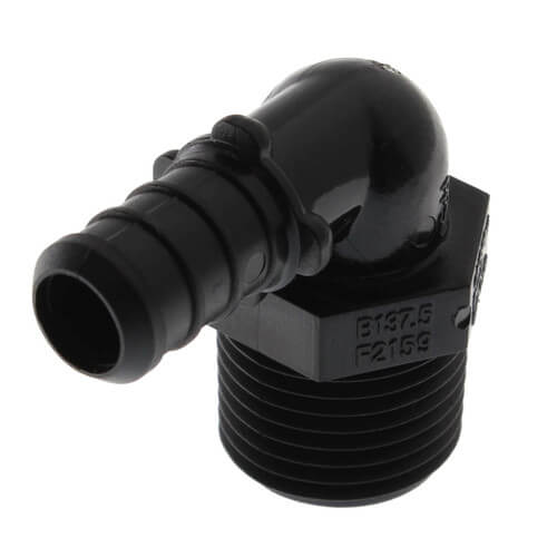 PXLME050 - Bluefin PXLME050 - 1/2" Poly PEX Crimp x 1/2" NPT Elbow