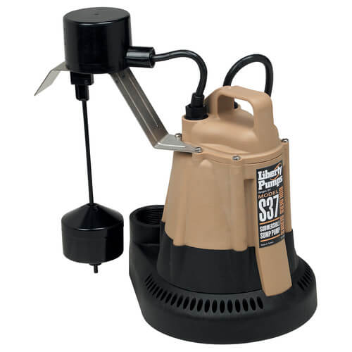 S37-P - Liberty Pumps S37-P - 1/3 HP Automatic Sump Pump w/ Piggy-Back ...