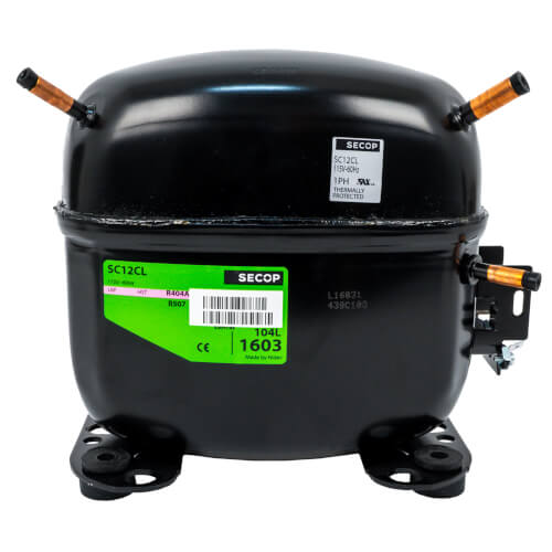 SC12CL-1 - Secop SC12CL-1 - 2374 BTU Reciprocating Compressor R-404A ...